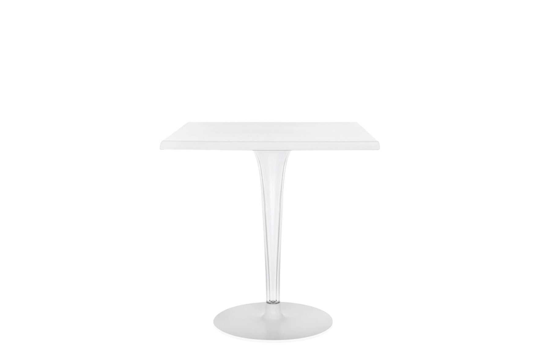 TopTop for Dr. YES Large Square Table - Round Leg by Philippe Starck ...