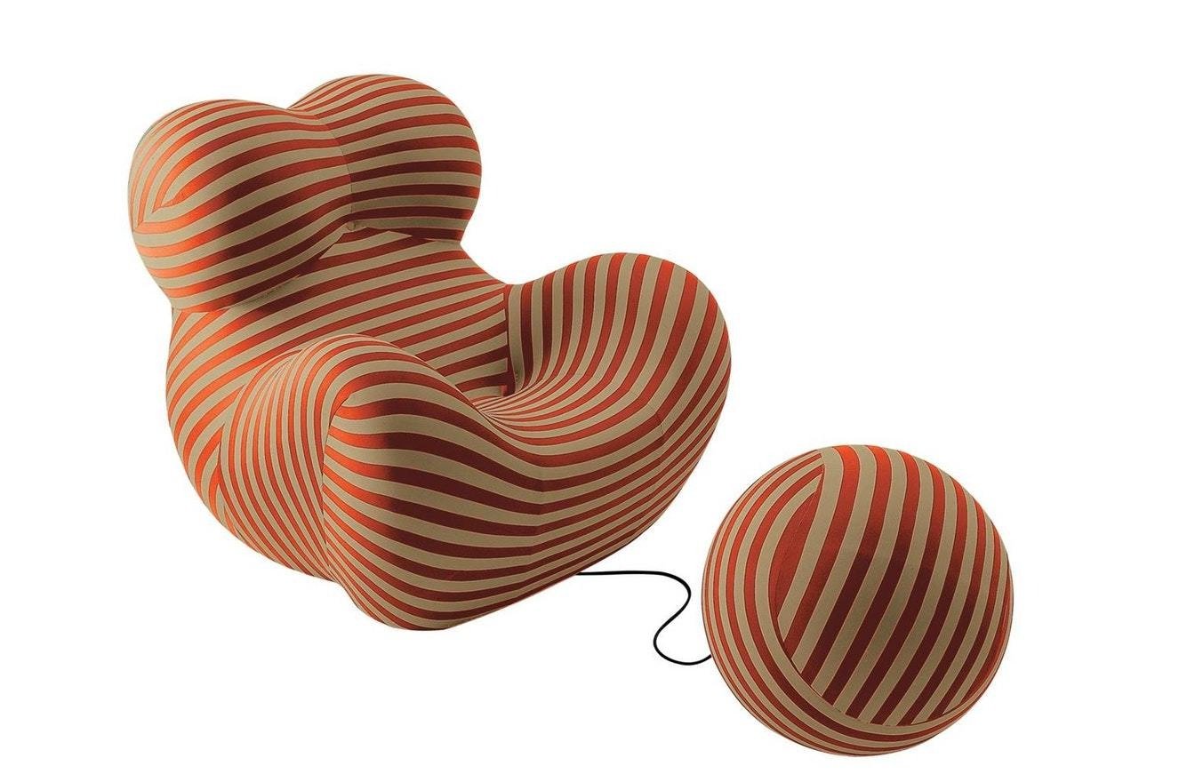 B&B Italia Up Series 2000 UP5_6 Striped Armchair by Gaetano Pesce ...