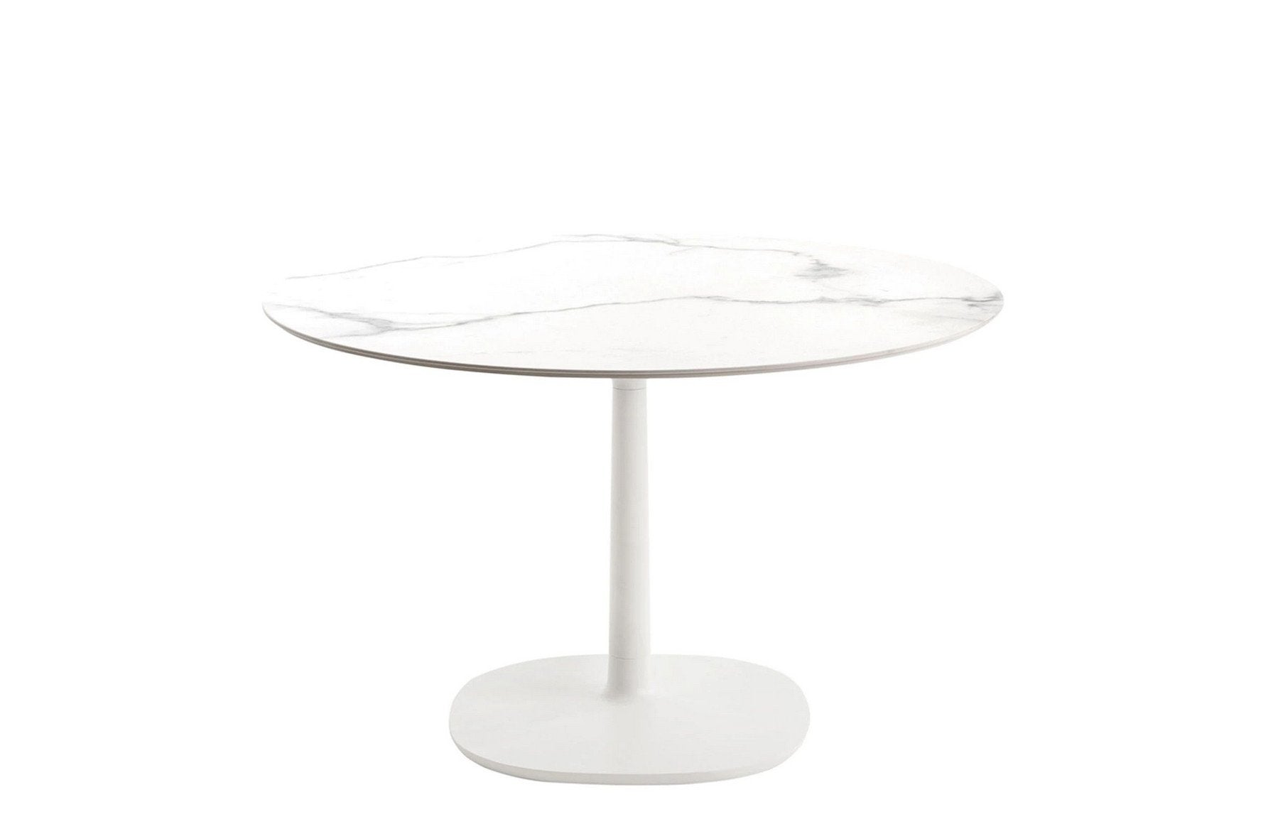 Multiplo Outdoor Round Table - Square Base | Space Furniture